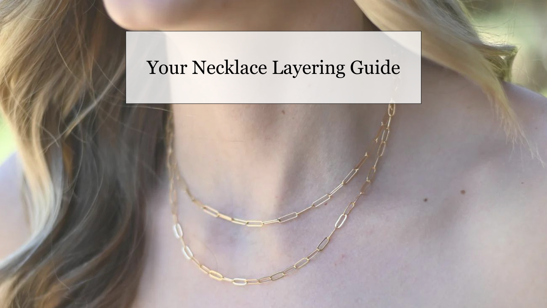 14K Gold Filled Layering Chains