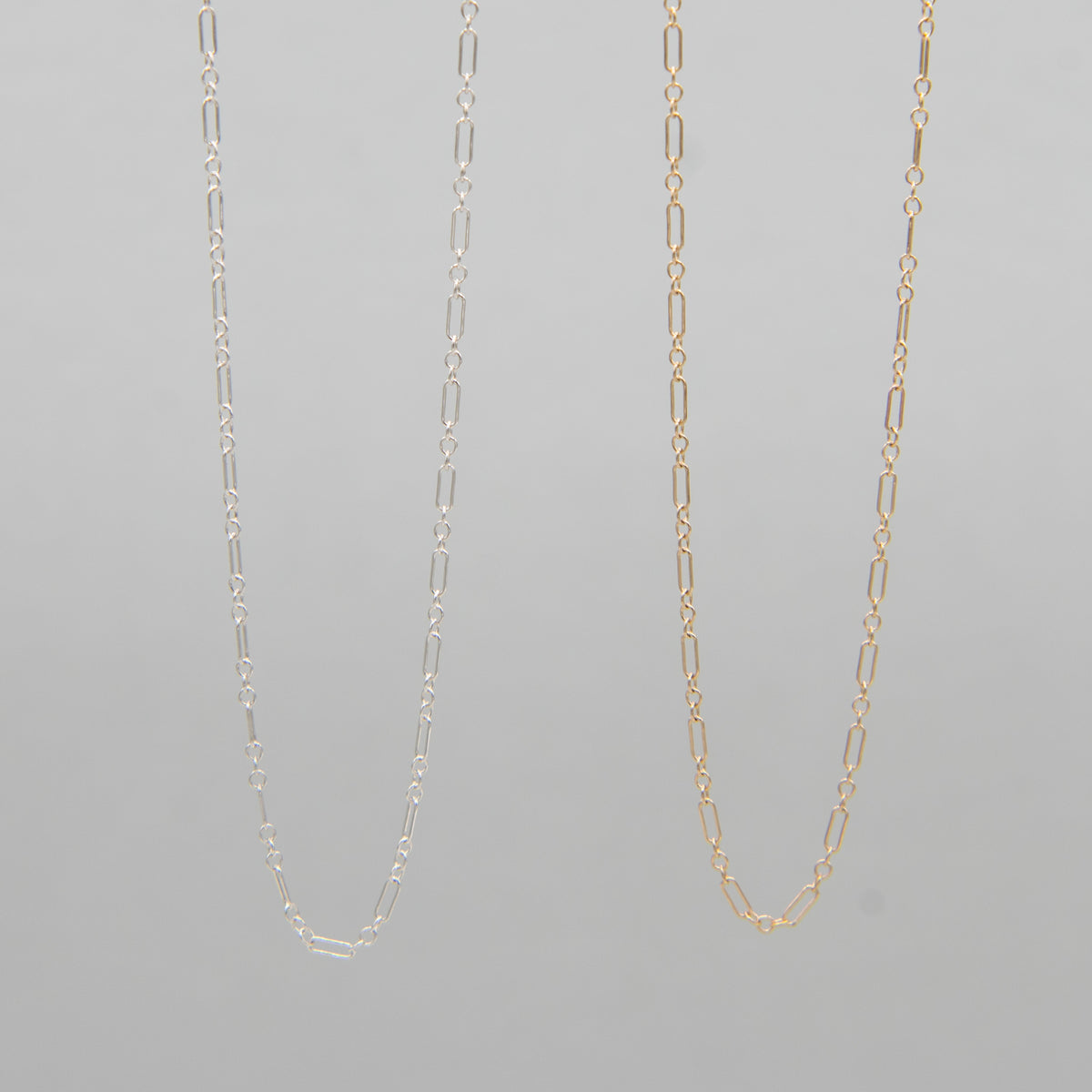 Fine Chain Paperclip & Toggle Layering Necklaces | Jewel Ya